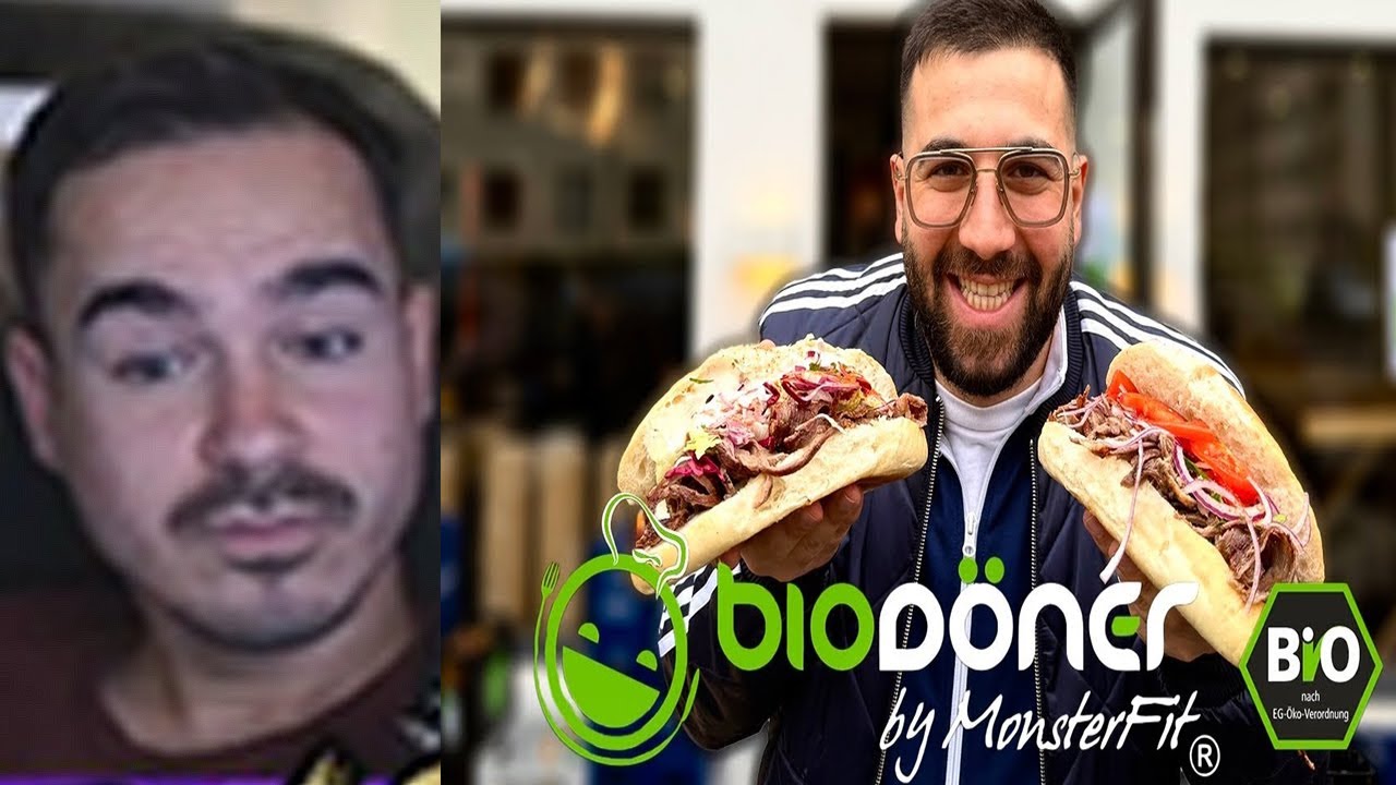 Erné REAGIERT auf MERT PROBIERT DEN 15 EURO BIO DÖNER AUS FRANKFURT 😨😋 ...