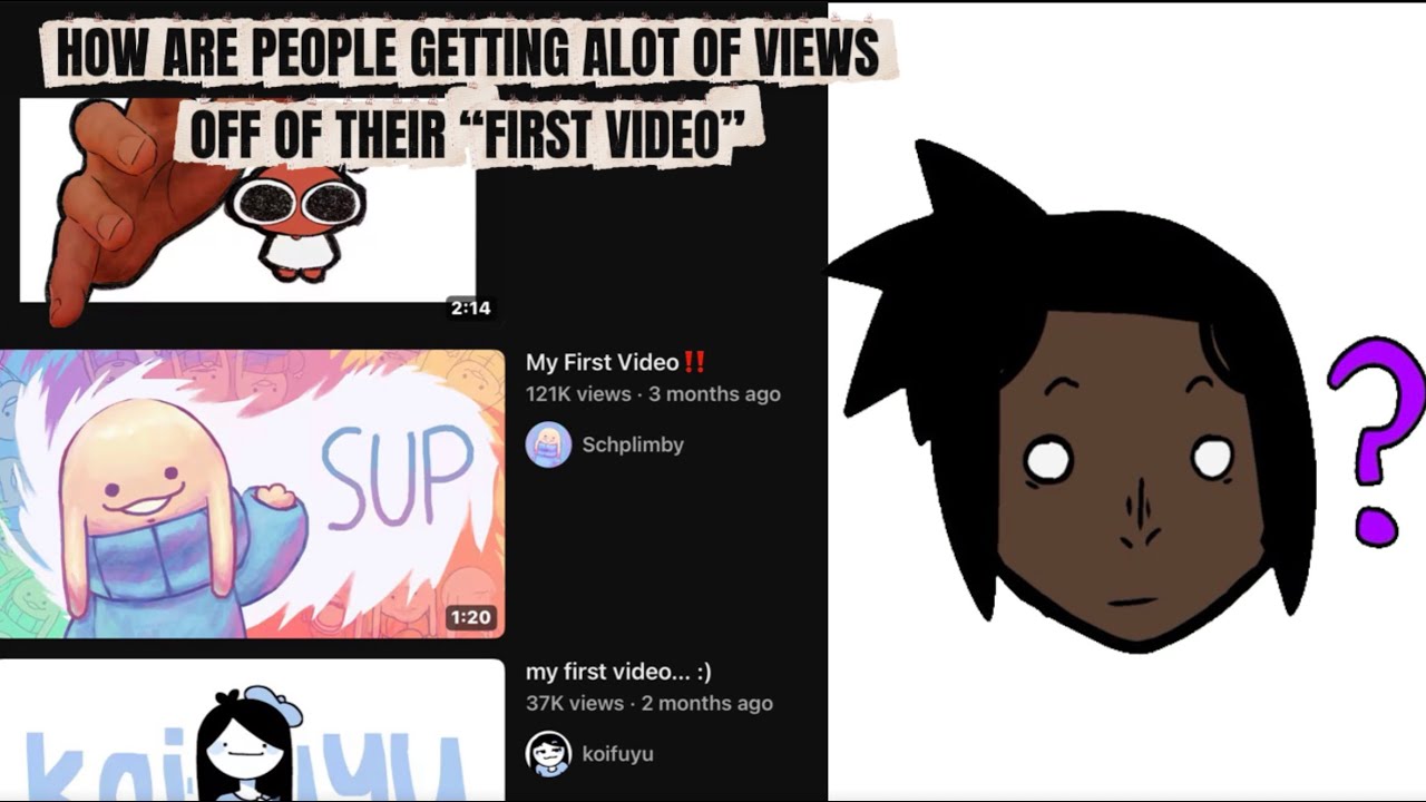 HOW DO PEOPLE GET ALOT OF VIEWS ON THEIR “FIRST VIDEO” ?! - YouTube