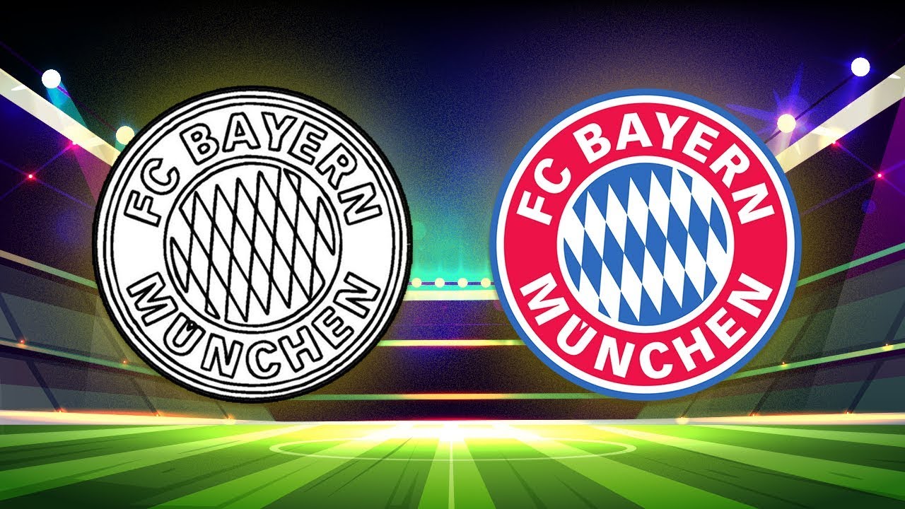 How to Draw FC Bayern Munich Logo - The Bayern Munich Badge Coloring ...