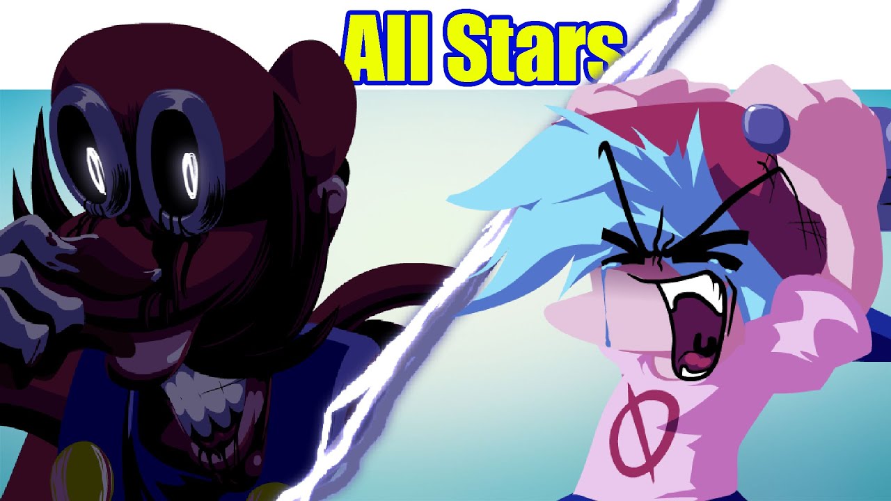Friday Night Funkin' VS Mario's Madness V2 - All Stars (FNF Mod) (Mario ...