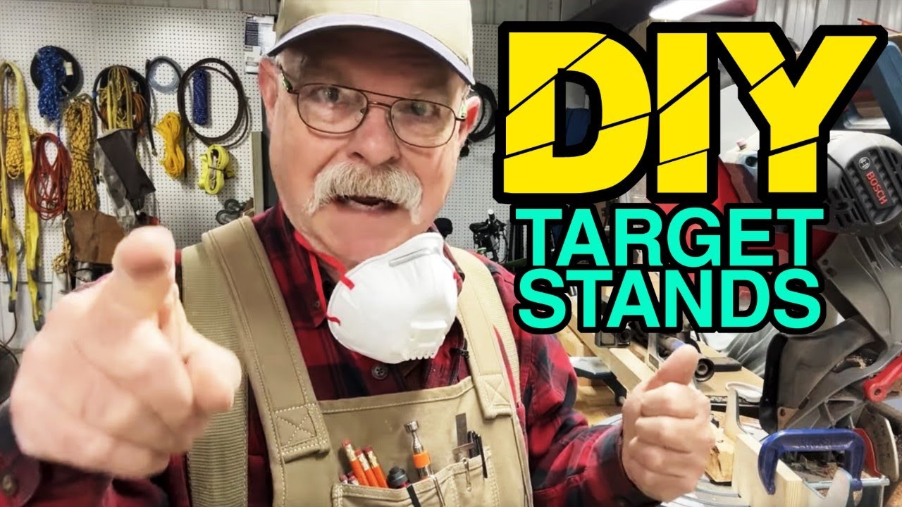 How To: Make Your Own Target Stand - YouTube