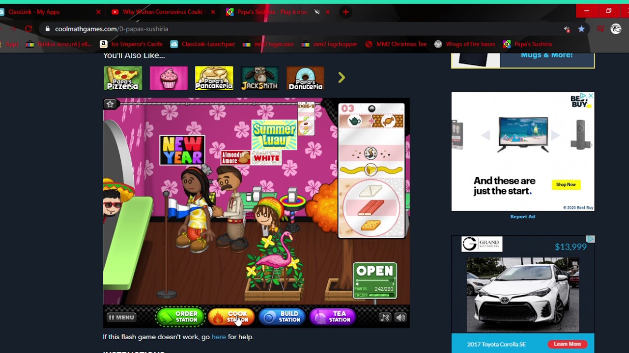 Papa's Sushiria #1 - YouTube