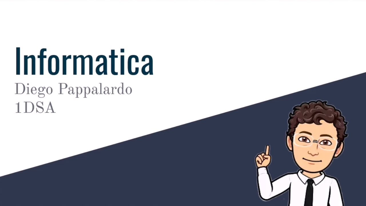 Informatica - 1^ Lezione Introduttiva: Cos'è e com'è composto un ...