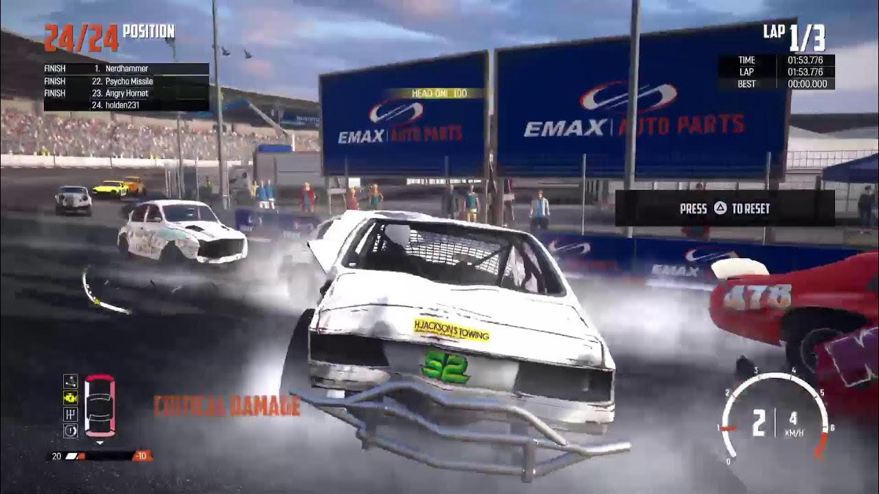 Wreckfest continue with career mode - YouTube