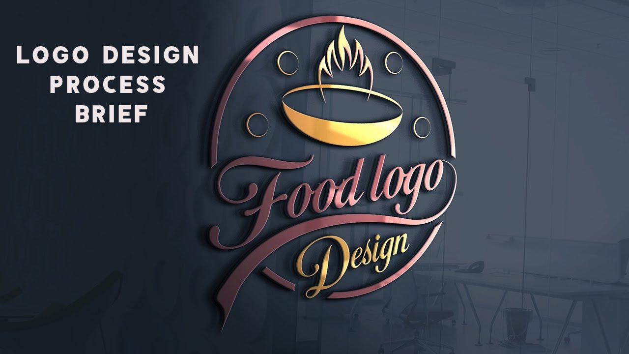 Professional Food Logo Letter L Restaurant Food Logo Design Stock