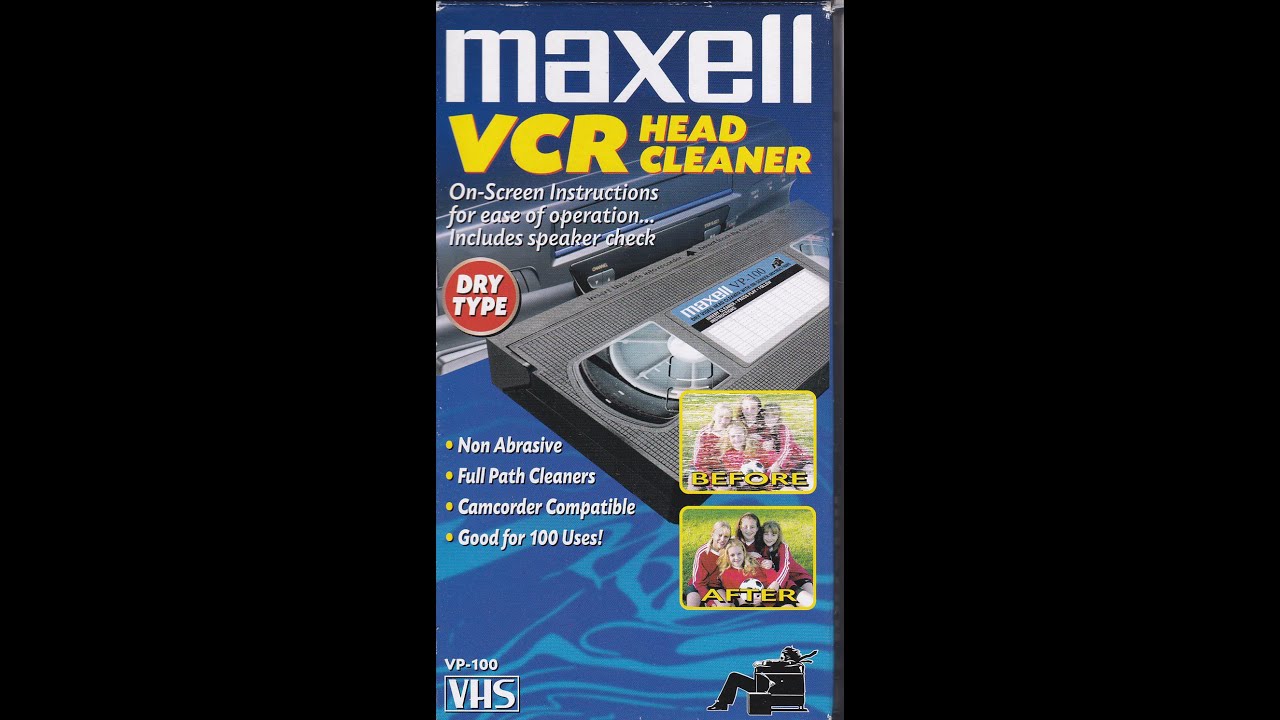 Maxell Head Cleaner VHS - YouTube