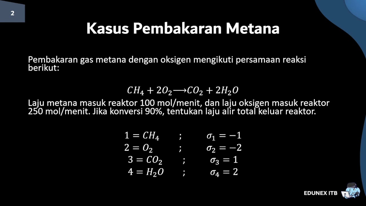 Neraca Massa dan Energi - 5.2 Contoh Perhitungan Laju Reaksi - YouTube