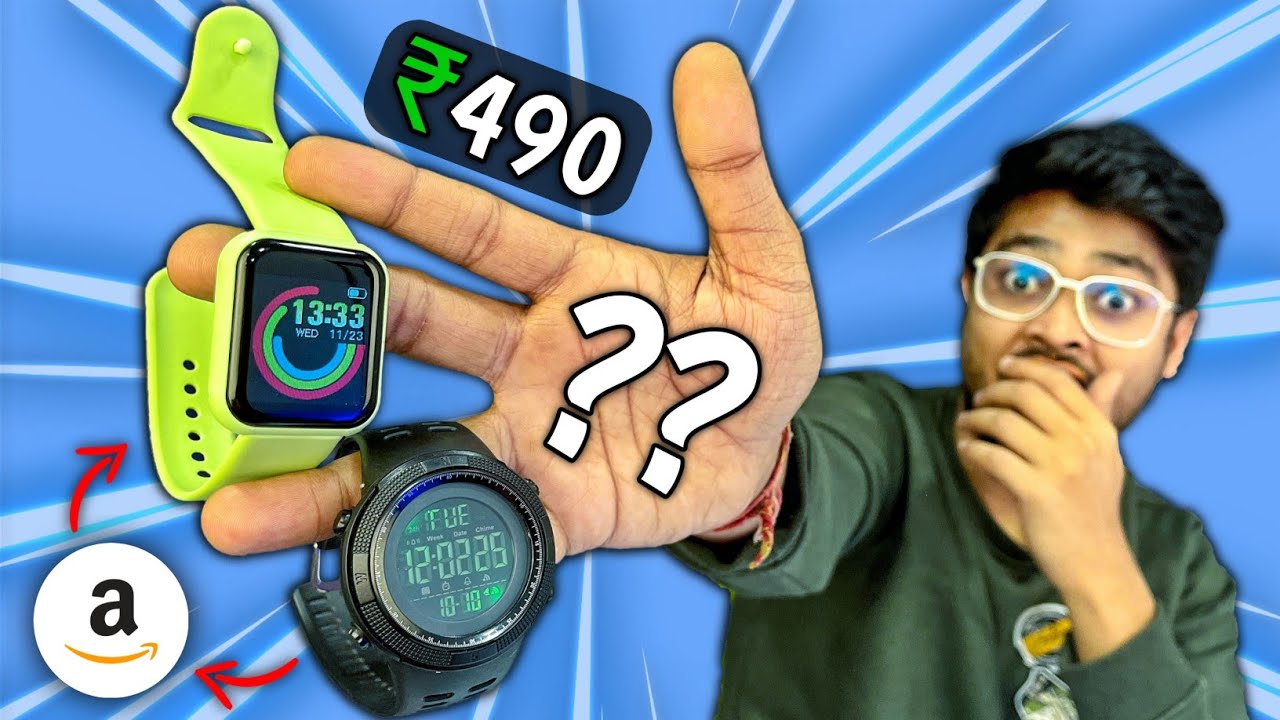 ₹500 Smartwatch Vs Digital Watch From Amazon!! 2023 - YouTube