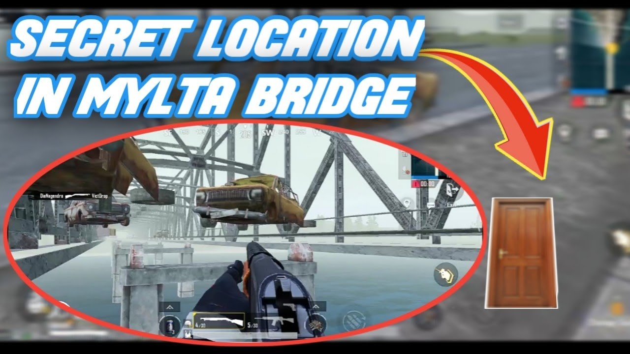 Top 3 Secret Locations On MYLTA BRIDGE ERANGAL MAP BGMI OR PUBGMOBILE ...