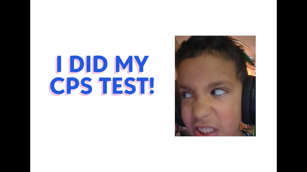 I did my CPS test! - YouTube