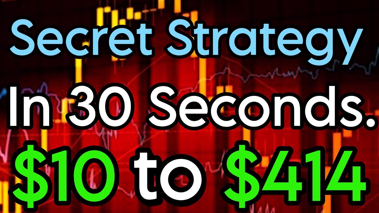 10 To 414 In 30 Seconds 5 Sec Secret Strategy Trading Binary