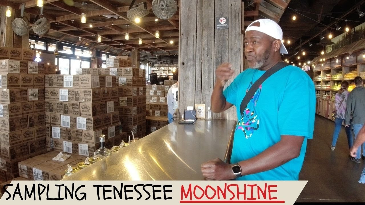 SAMPLING TENNESSEE MOONSHINE AT "THE ISLAND"| PIGEON FORGE, TENNESSEE ...
