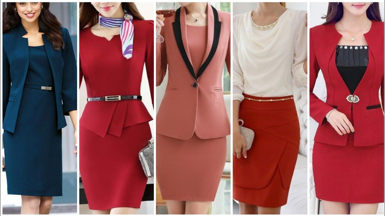 Expressively Classy And Stylish Office Wear Three Piece Business ...