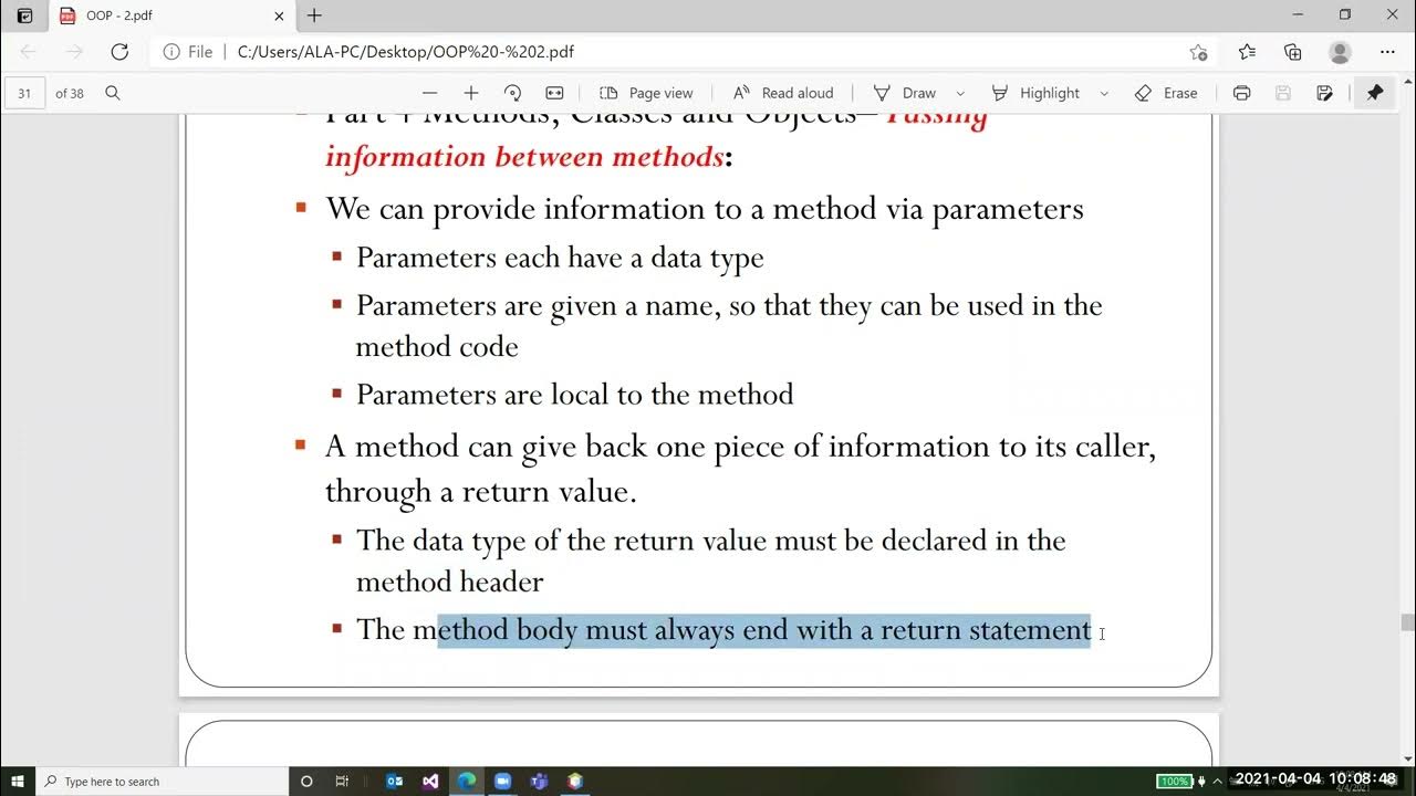 برمجة الكيانات بلغة جافا 06 Object Oriented Programmingoop With Java Youtube