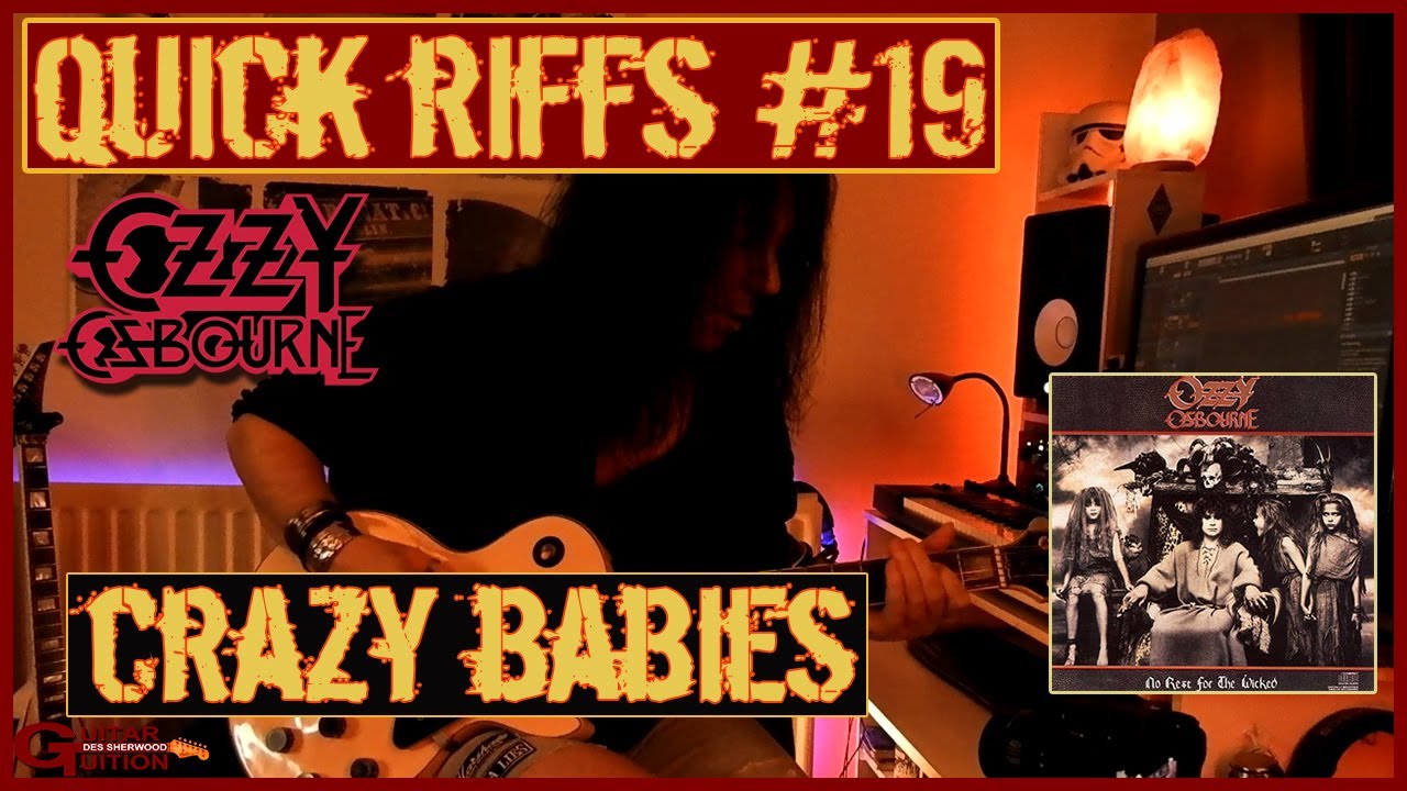 Ozzy Osbourne - Zakk Wylde Crazy Babies riff lesson - YouTube