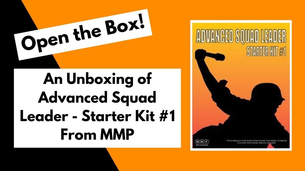 Open the Box! MMP's Advanced Squad Leader Starter Kit #1 Unboxing - YouTube