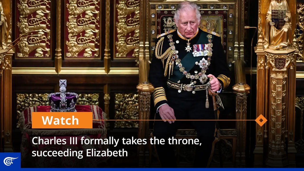 Charles III formally takes the throne, succeeding Elizabeth - YouTube