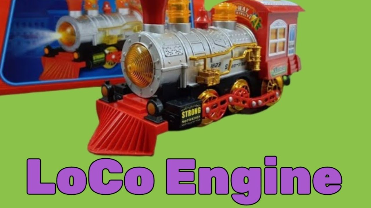 BUBBLE ENGINE TRAIN WITH LIGHT & MUSIC |TOYVIEW USS| REAL BUBBLE ...