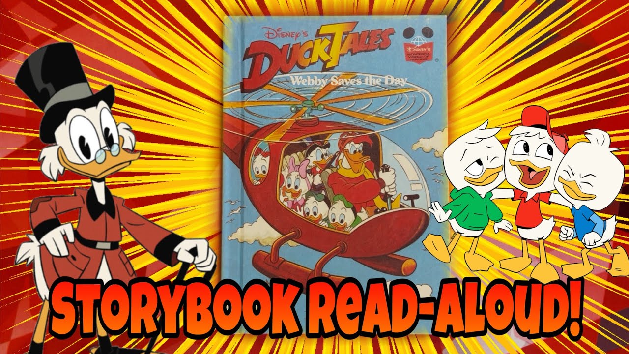 🤍 Disney’s Duck Tales Webby Saves the Day Storybook Read-Aloud! 🎩 - YouTube