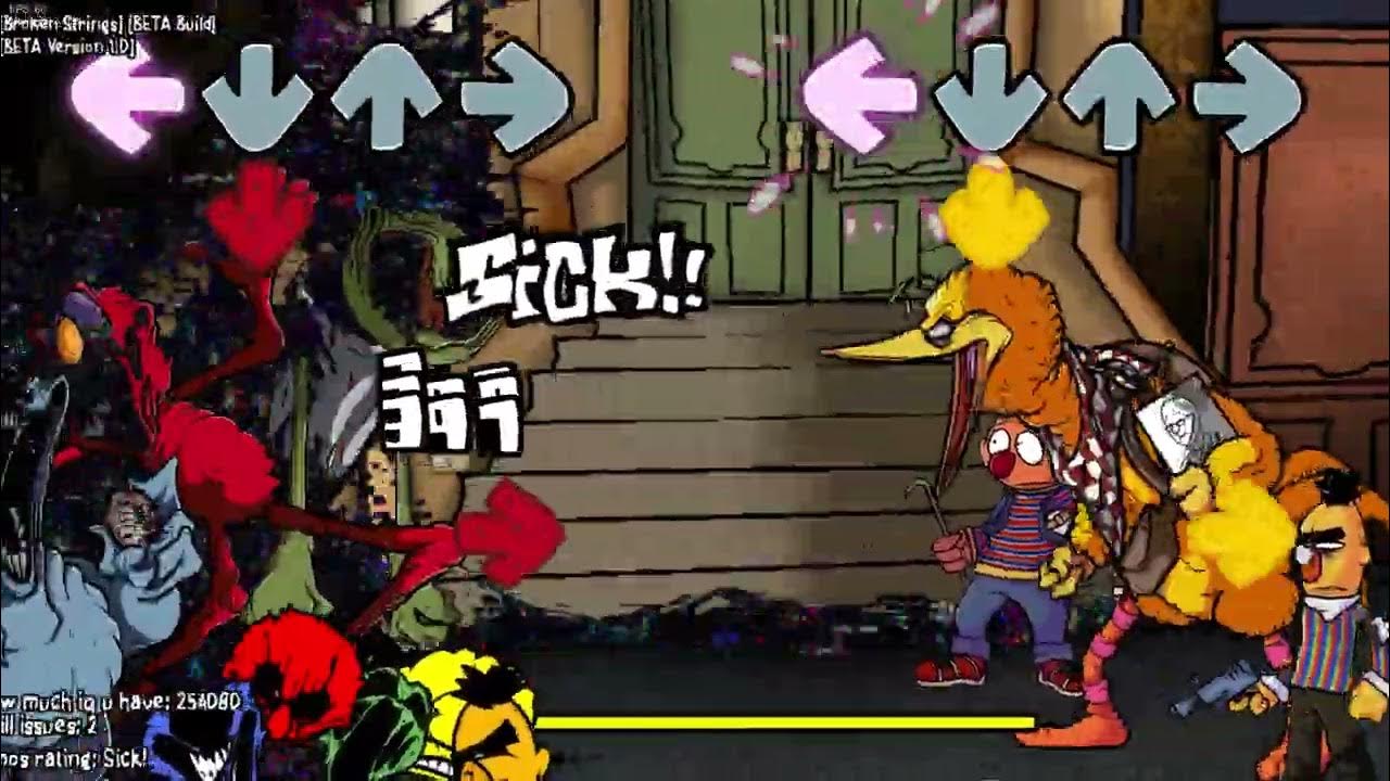 FNF Broken Strings- Full Mod Showcase! (Sesame Street FNF/Learning With Pibby) - YouTube