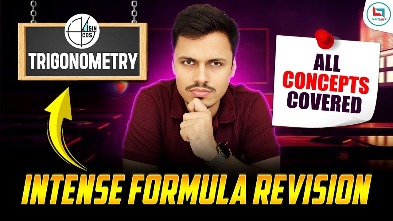 TRIGONOMETRY | ALL FORMULA REVISION | SSC EXAMS 2025 | MATHS MANIA ...