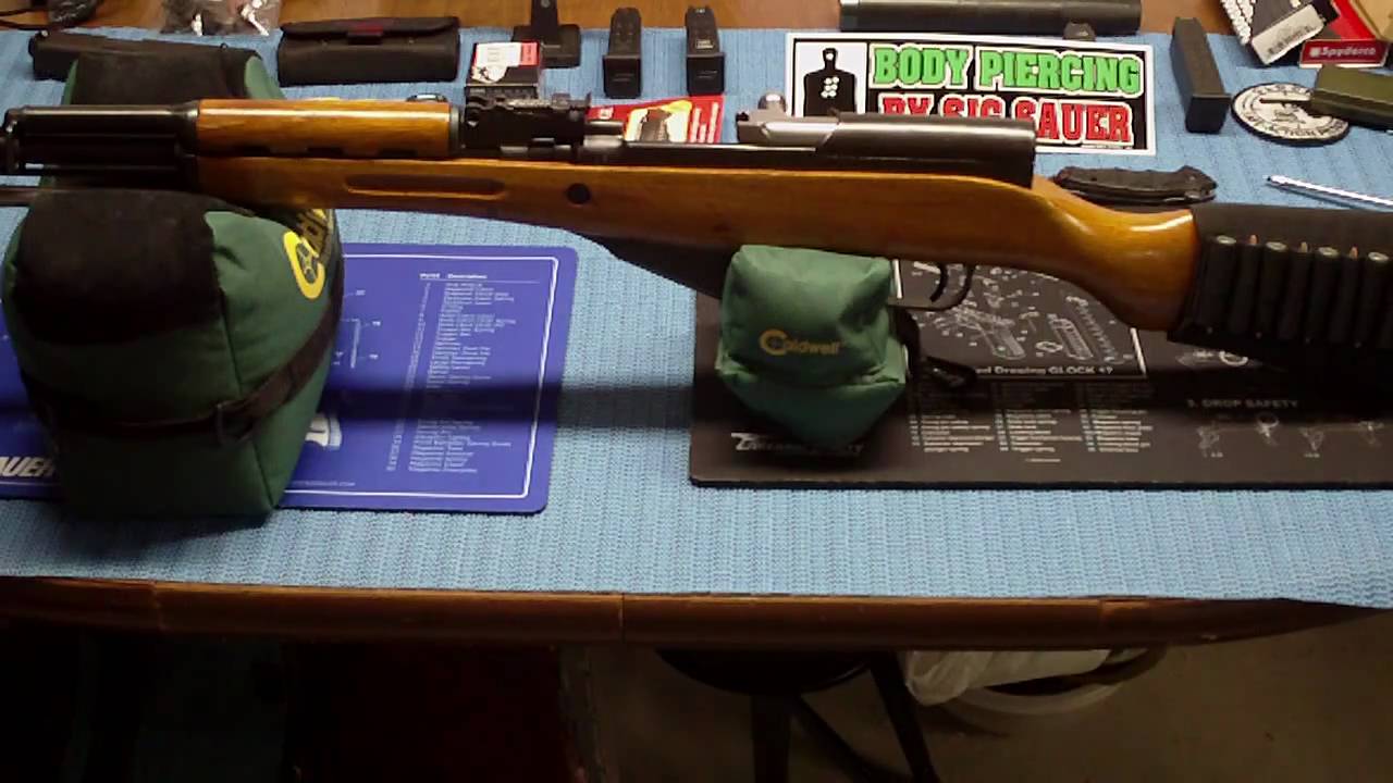 SKS Chinese 20 round fixed magazine - YouTube