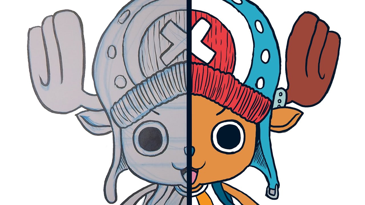 How To Draw Tony Tony Chopper From One Piece Come Disegnare Chopper ...