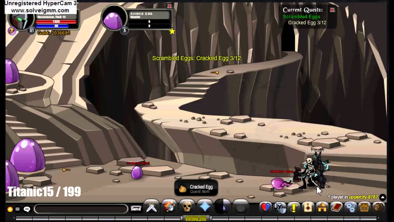 AQ Worlds "Scramble Eggs" (Quest) - YouTube
