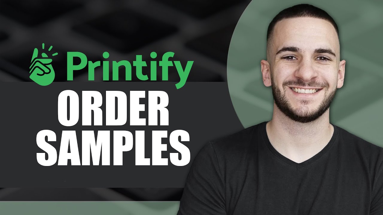How To Order Samples on Printify (Quick & Easy) - YouTube