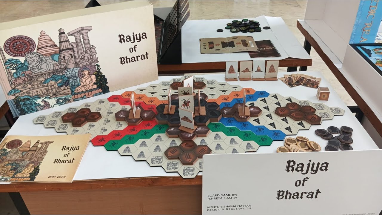 Rajya of Bharat/ board game/ Indian Mythology Game - YouTube