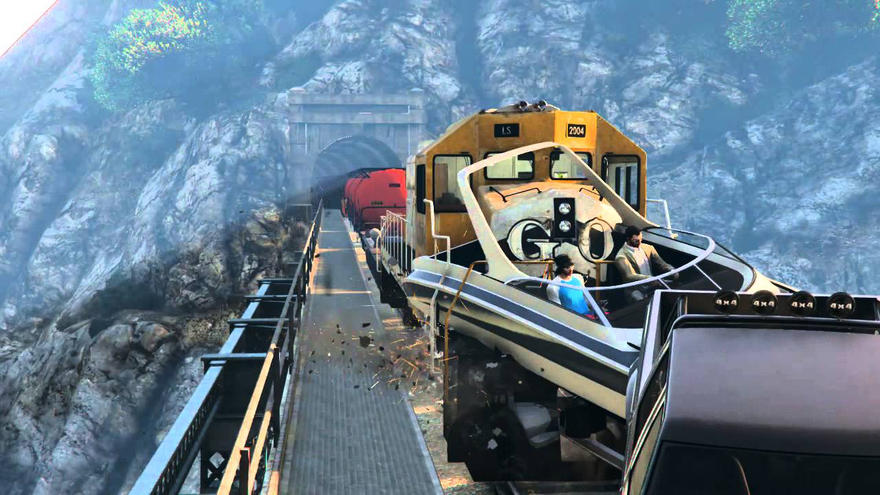 Boat vs Train - YouTube