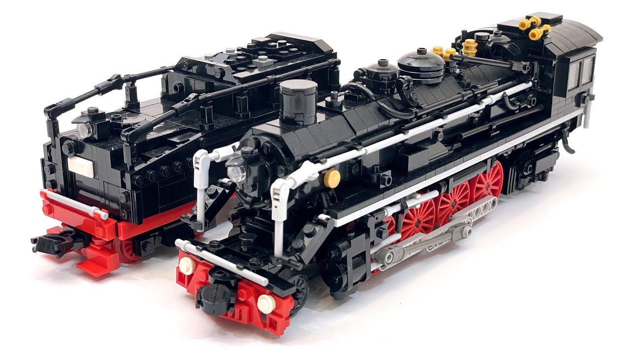 LEGO 1:48 China Railways SY Class 2-8-2 Mikado (Powered Up) - YouTube