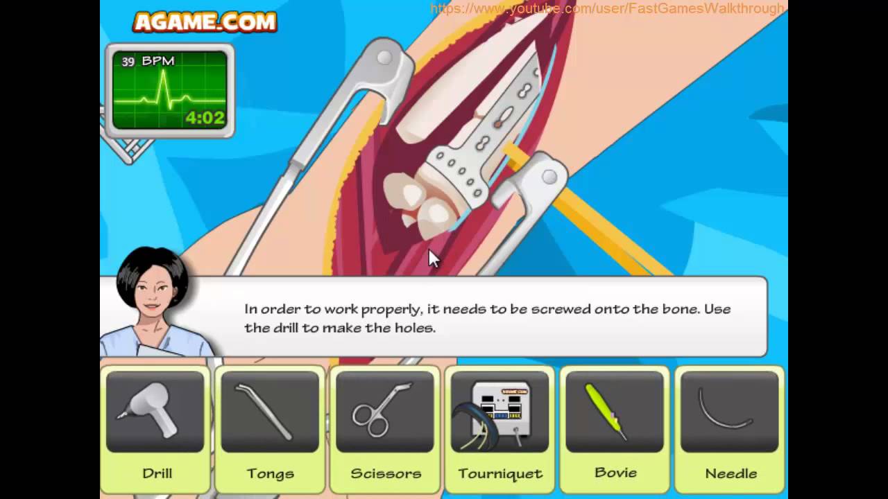 Operate Now: Arm Surgery 2 Fast Walkthrough - YouTube