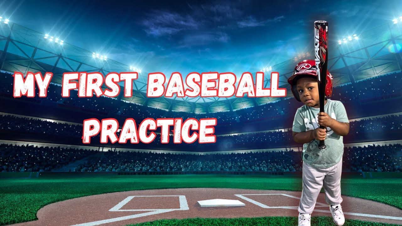 My First Baseball Practice Highlights - YouTube