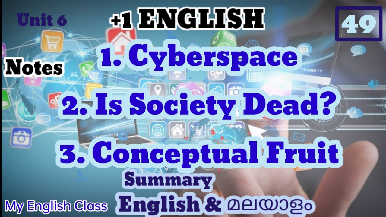 Plus one English chapter summary in Malyalam English| plus one English ...