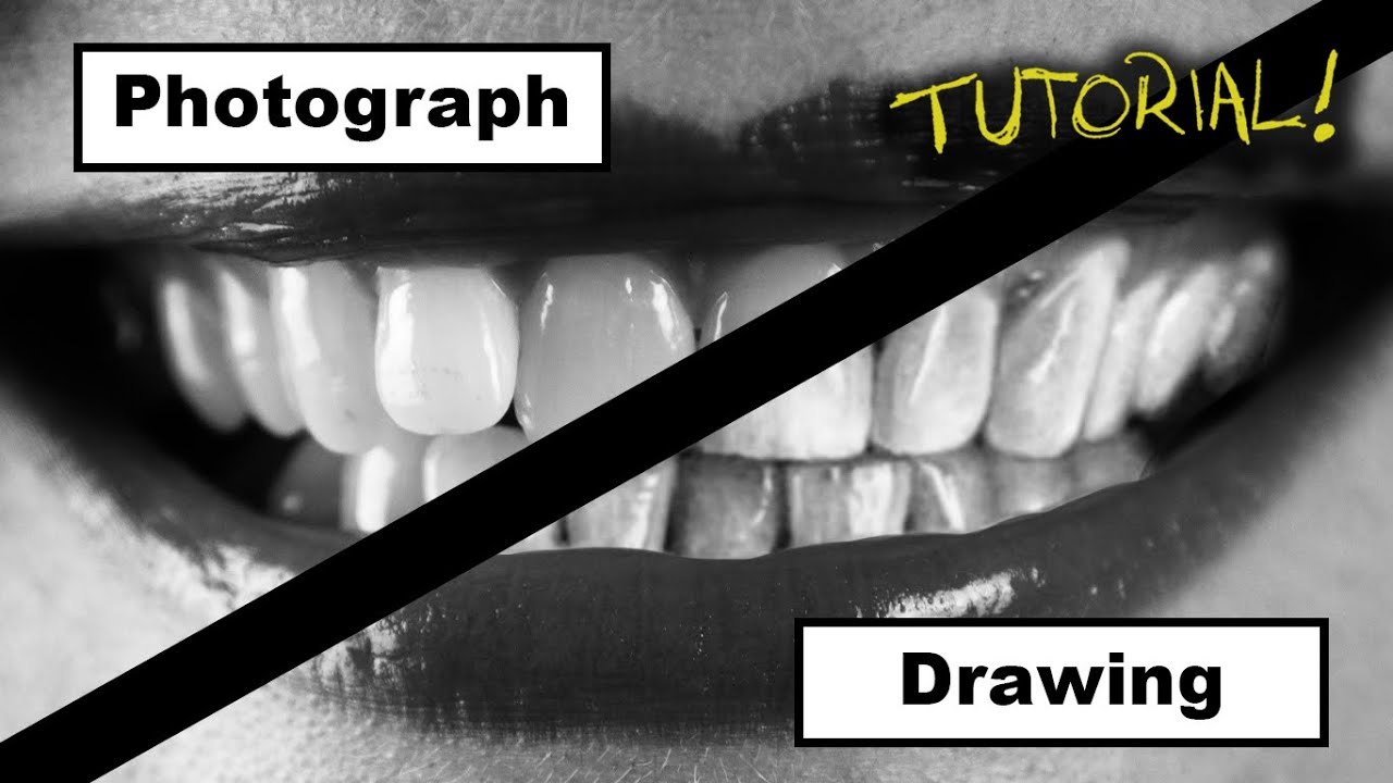 How to Draw Hyper Realistic Teeth! EASY Step-by-Step - YouTube