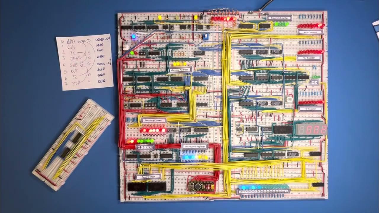 My build of the Ben Eater 8-bit Computer - YouTube