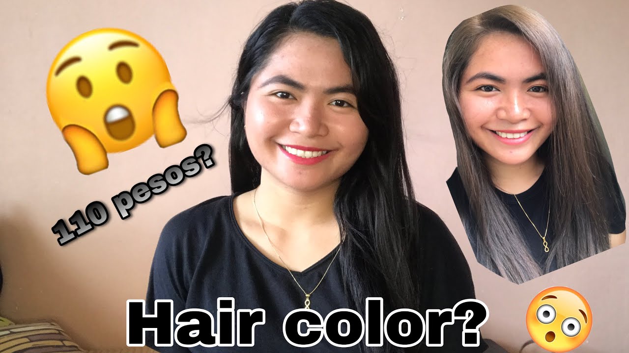110pesos HAIR COLOR?? (Maganda nga ba?) - YouTube