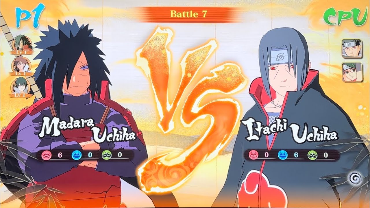 Team Madara Uchiha Vs Team Itachi Uchiha - YouTube