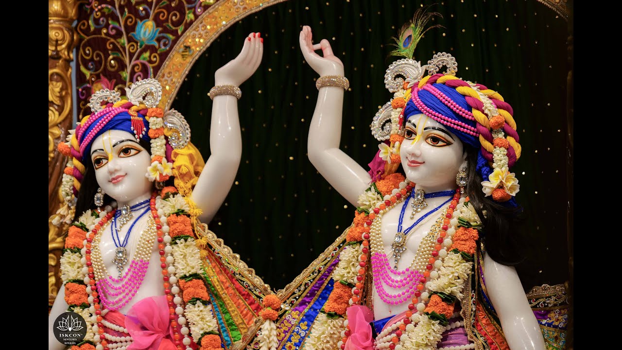Today's Darshan of Nitai Gauranga @ISKCON Newtown,Kolkata 24/08/2022 - YouTube
