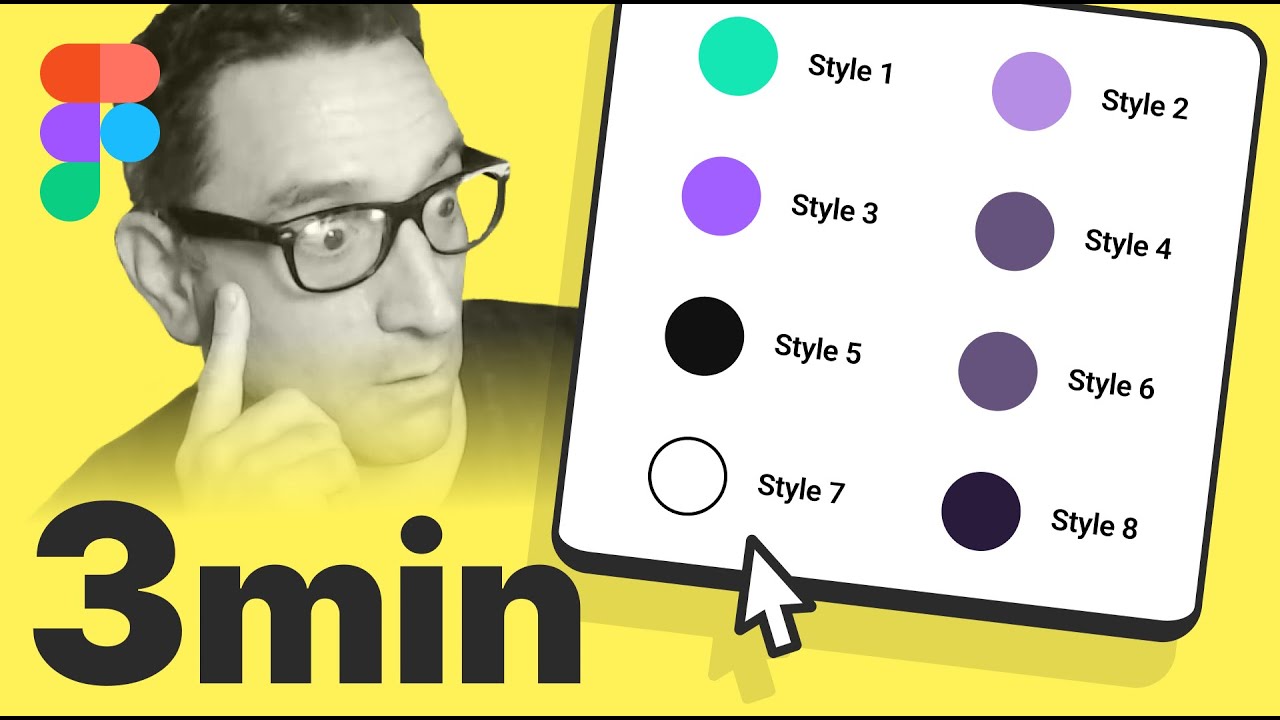 TUTORIAL FIGMA: Cómo crear ESTILOS de COLOR en 3 minutos - YouTube