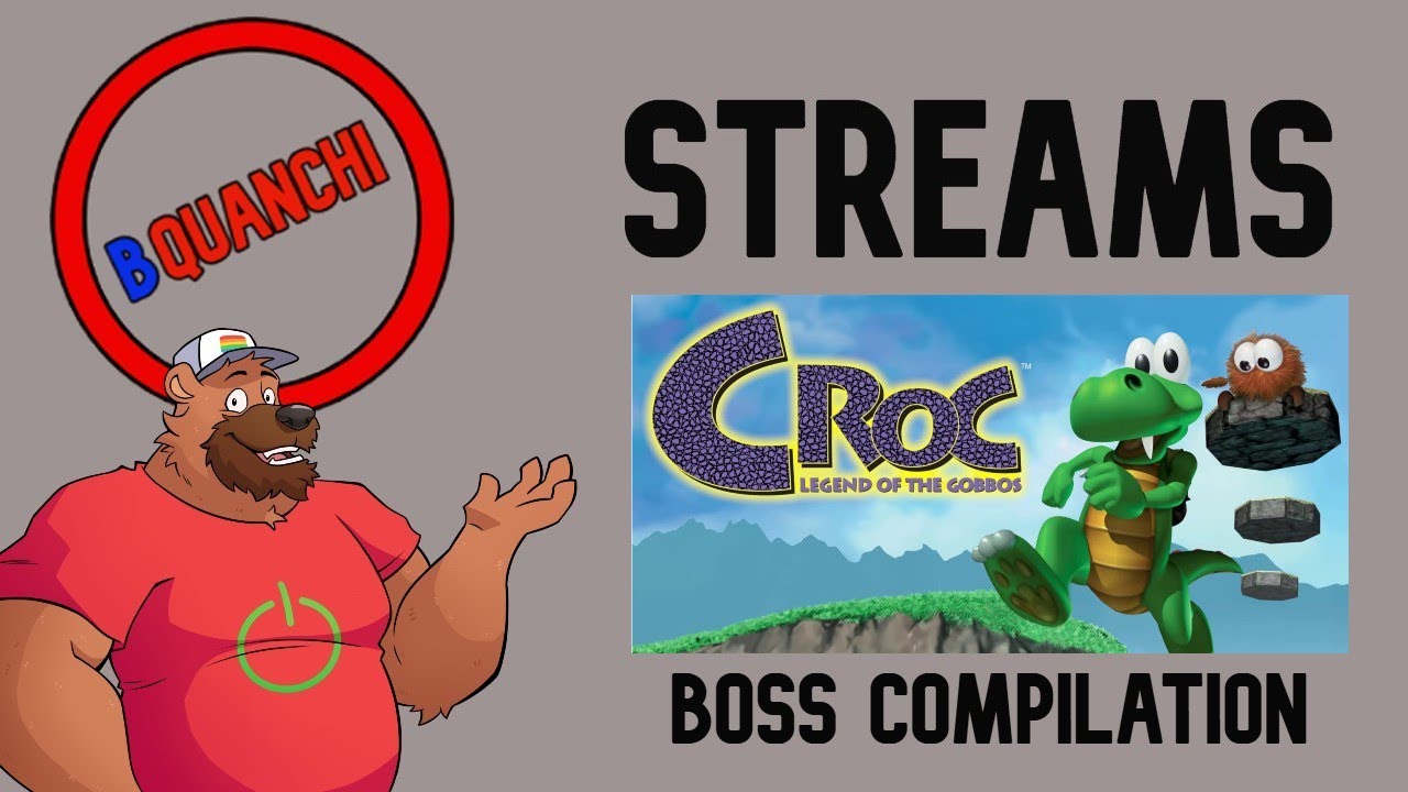 Croc: Legend of the Gobbos - Boss Compilation [BQuanchi Streams] - YouTube