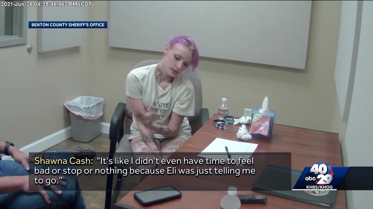 40/29 News obtains video of authorities interrogating Shawna Cash - YouTube