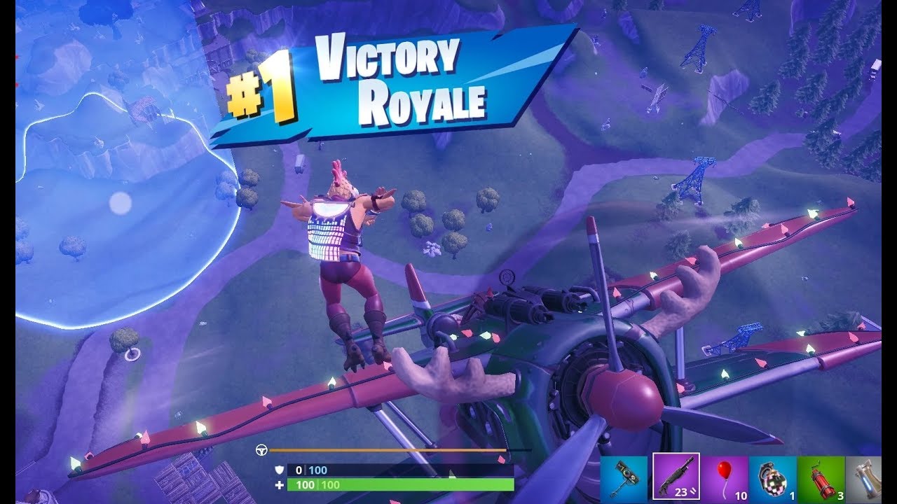 Fortnite - Winning Squads Battle Royale with a Plane!! Amazing Piloting ...