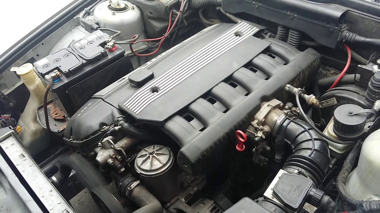 Bmw e34 m54b25 whith m50 installation - YouTube