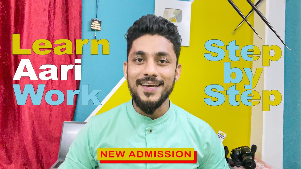 Learn Aari work Step by Step | Maggum work | Zardosi work | Aari ...