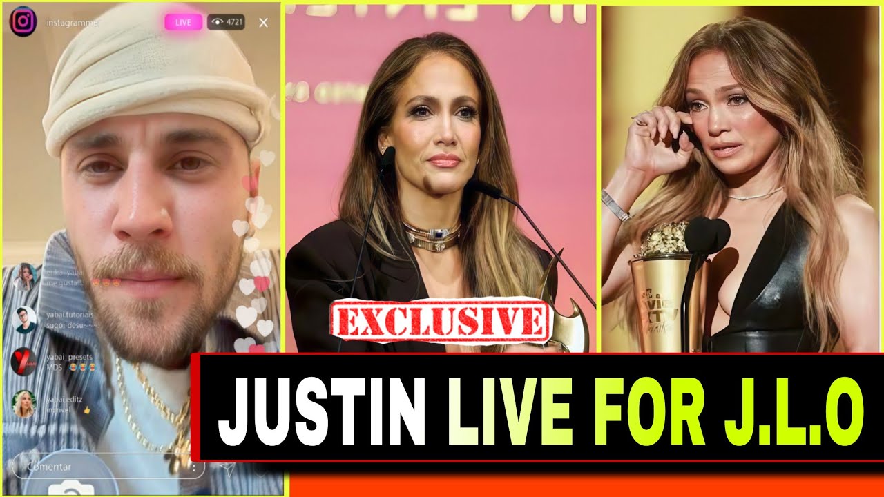 Justin Bieber Congratulates Jennifer Lopez After Emotional Award Win ...