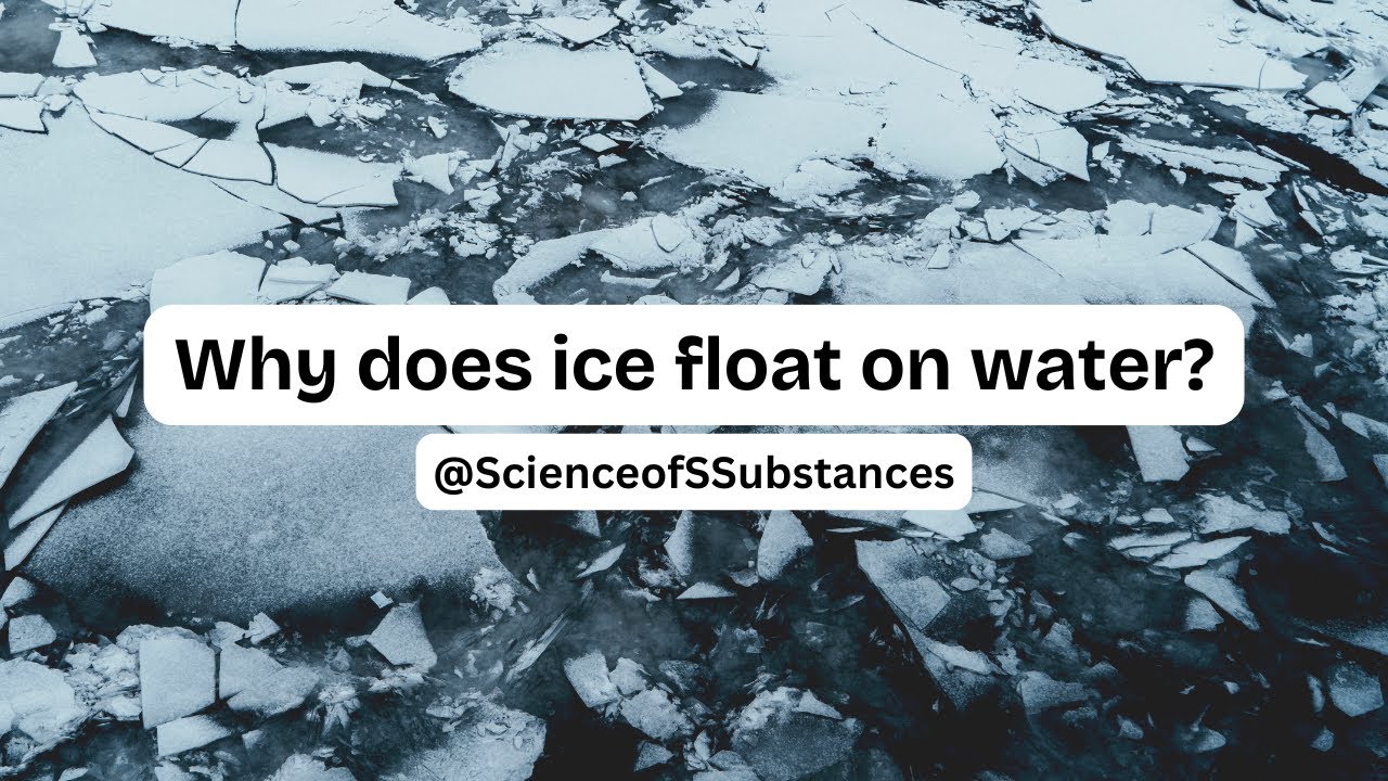 Why does ice float on water? - YouTube