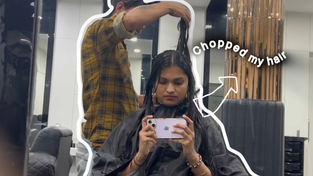 Chopped my Hair|Vlog|New hair care series.🫶🏻🪬 - YouTube