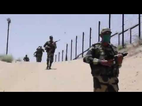 BSF outpost on Gadra Road in Barmer district of India and Pakistan ...